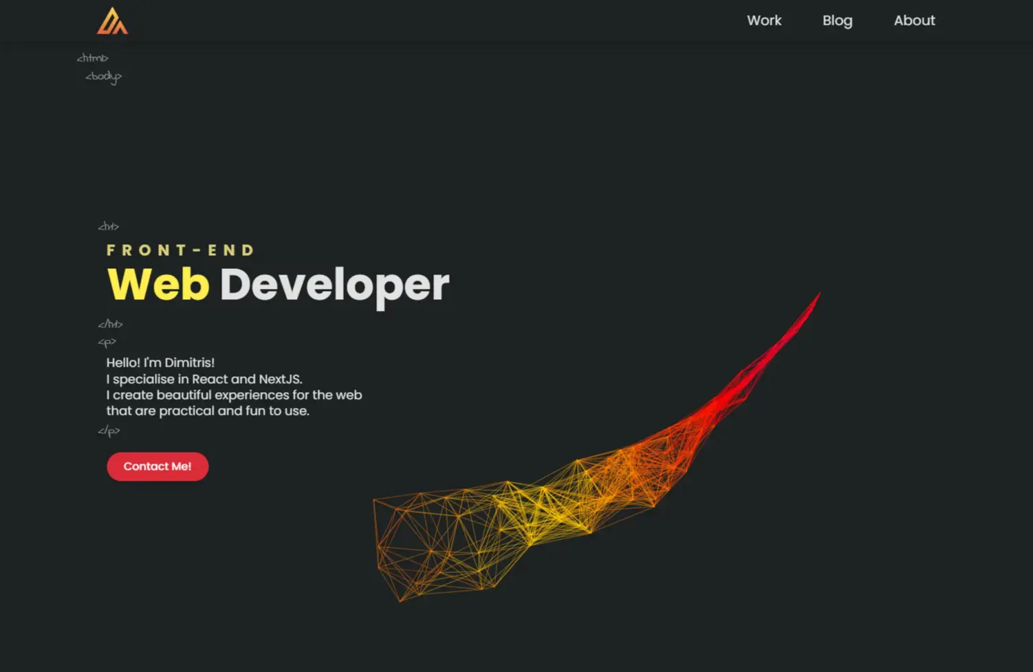 Dimitris Anastasiadis - Front End Web Developer